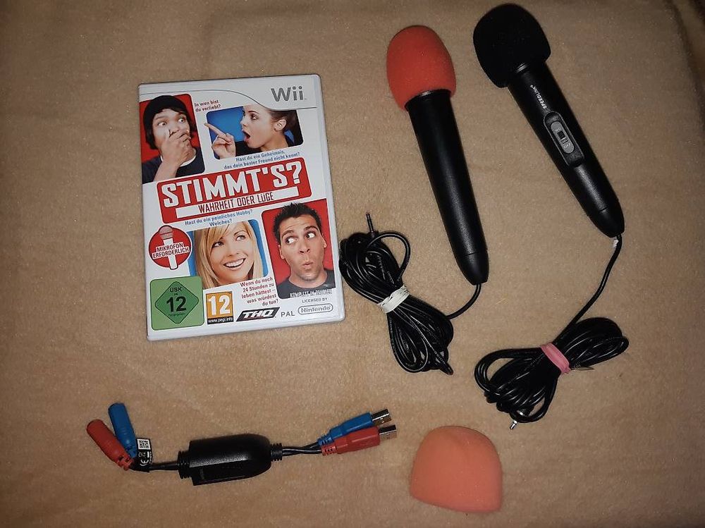 Wii Stimmt's CD mit 2 Mikrophon (Gebraucht) in Studen SZ für CHF 19 ...