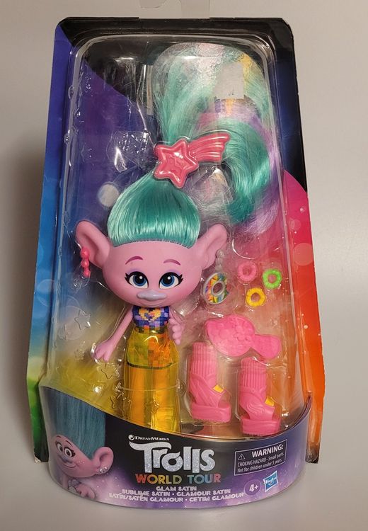 Trolls World Tour Glam Satin Puppe (Neu und originalverpackt) in ...