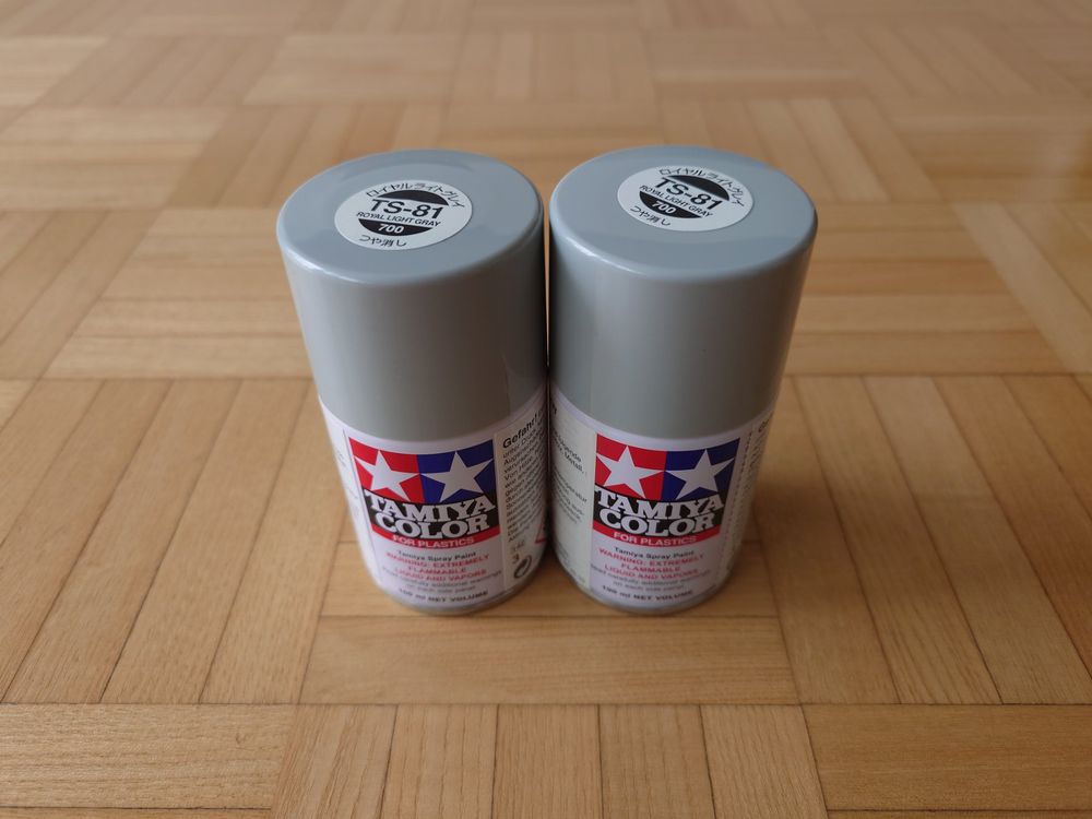 Tamiya Color TS-81 (Royal Light Gray) 2 Stück, NEU | Kaufen auf Ricardo