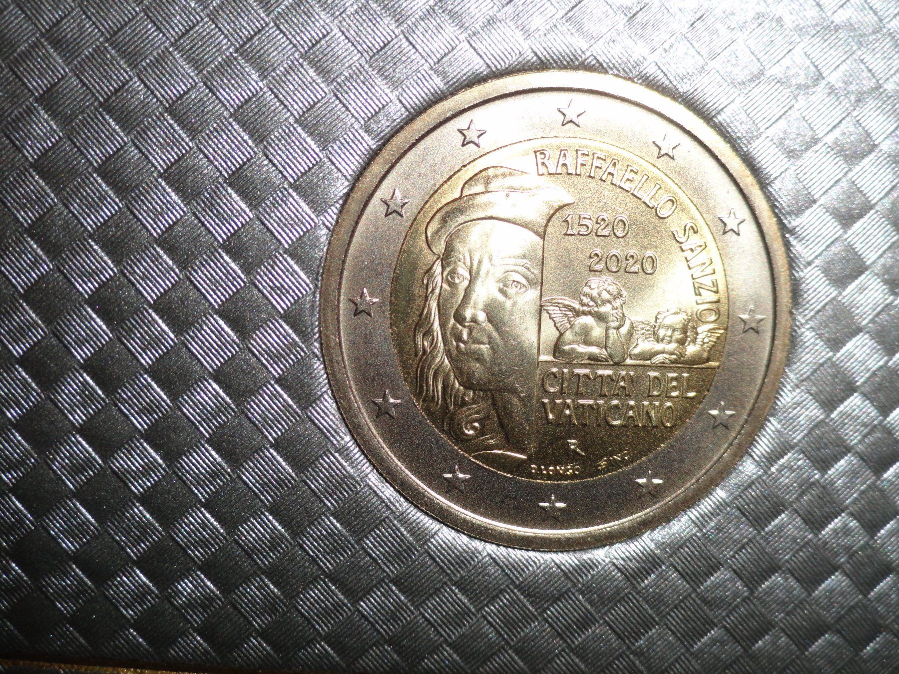 2 Euro Sondermünze RAFFAELLO SANZIO aus dem Vatikan 2020 (Neu (gemäss ...