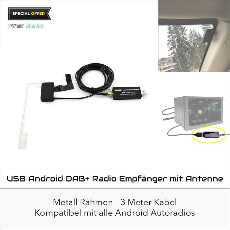 DAB+ Empfänger Modul Android Autoradio mit Antenne USB (Neu (gemäss ...