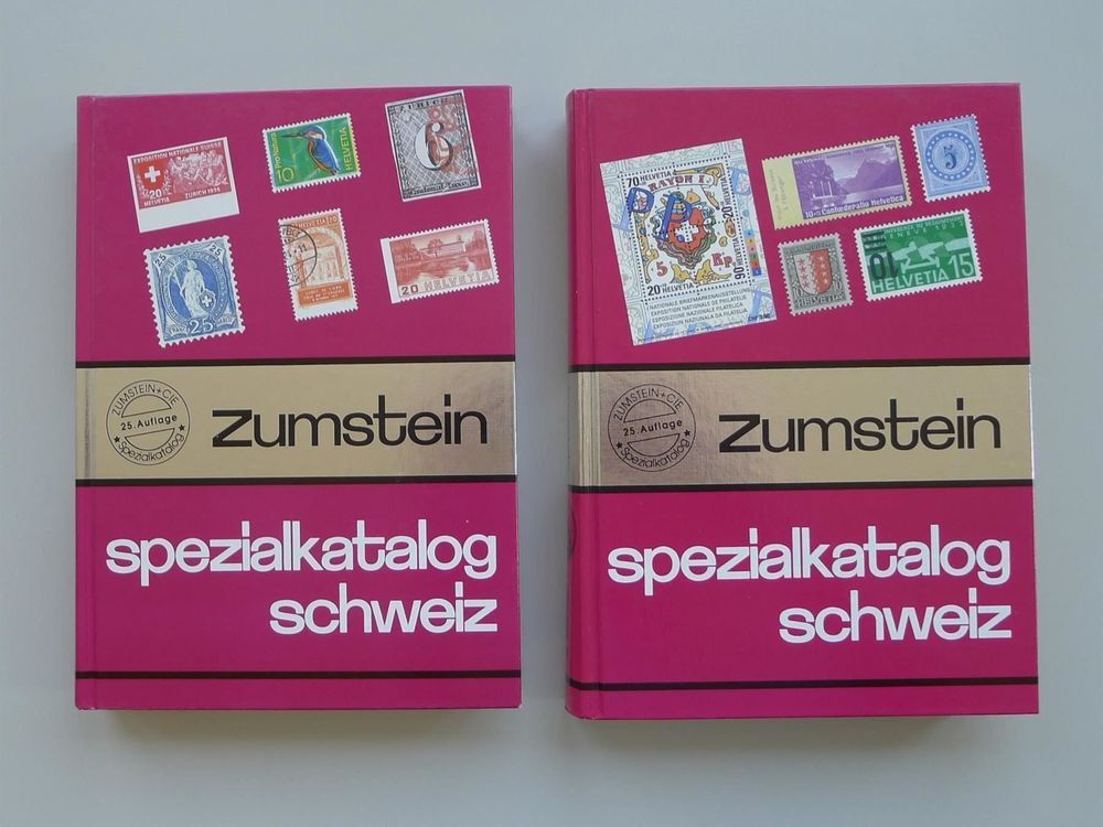 GESUCHTE ZUMSTEIN - Spezialkatalog 2000 Schweiz, 2 Bände | Kaufen auf Ricardo