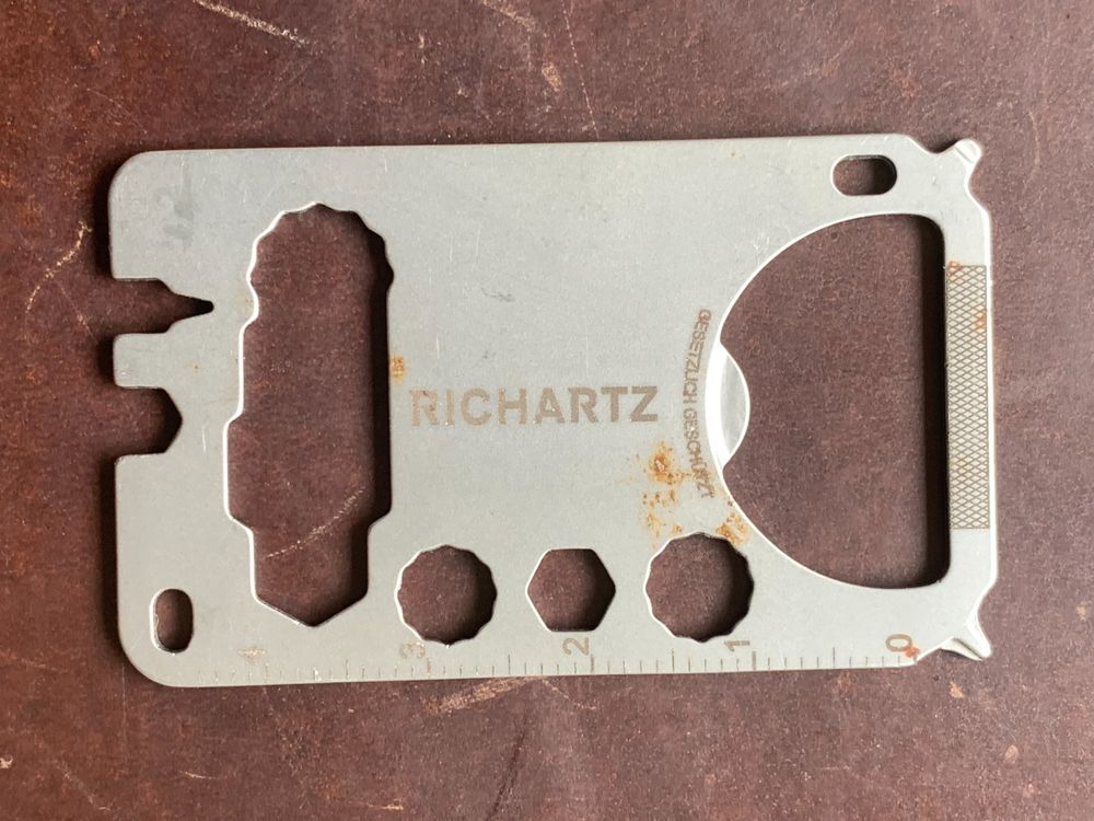Richartz Pocket Card, Multi-Werkzeug für Portmonaie (Gebraucht) in ...