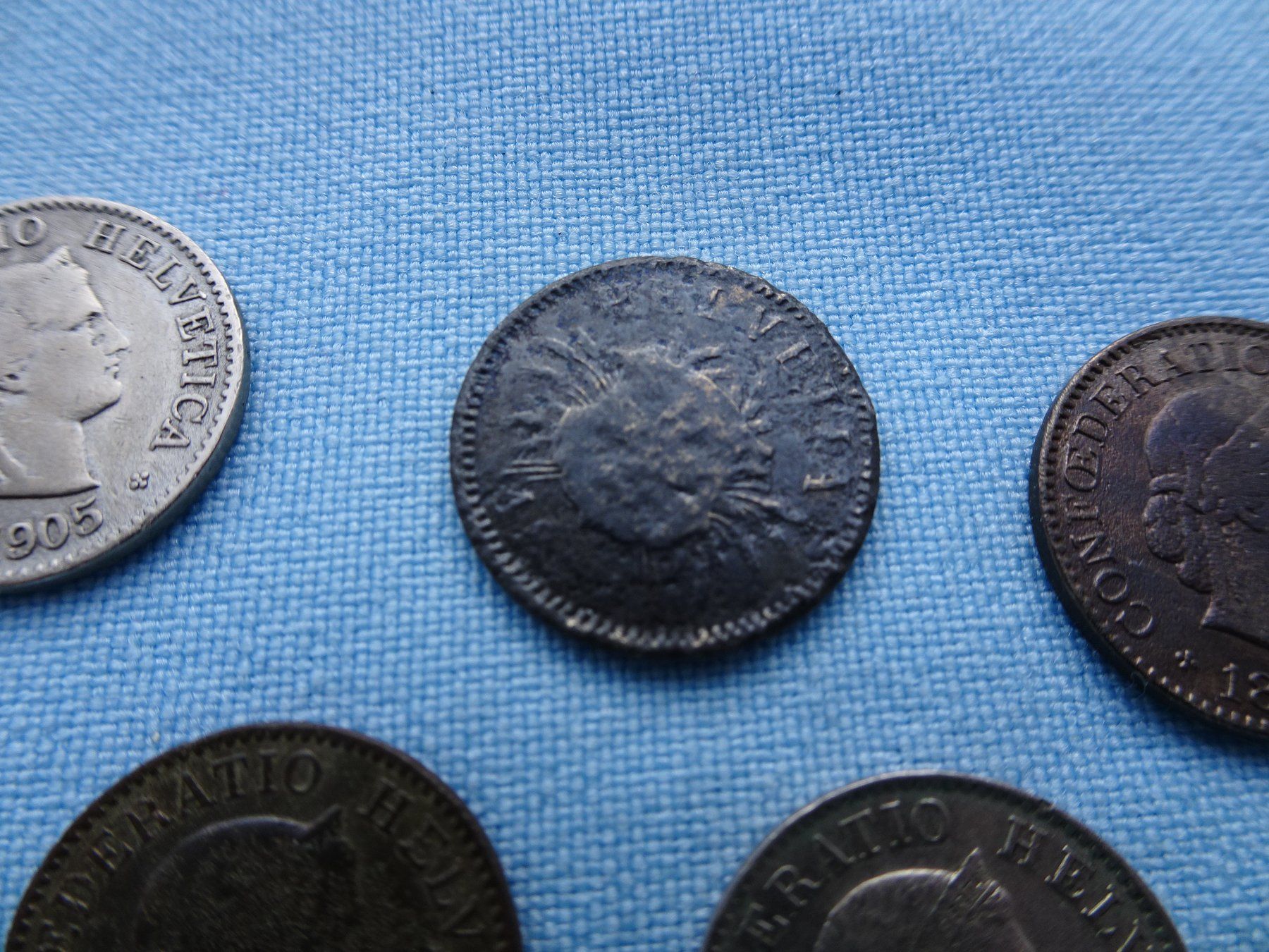 5 x 5 Rappen div. Jahrgänge (Gebraucht) in martina für CHF 10 – mit ...