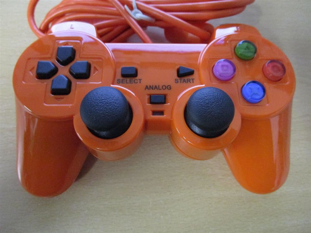Playstation 2 Controller orange PS2 | Kaufen auf Ricardo