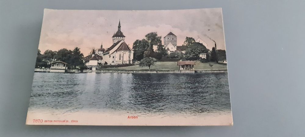 Arbon Bodensee Thurgau Ansichtskarte Karte Sammler Antik Tg Acheter