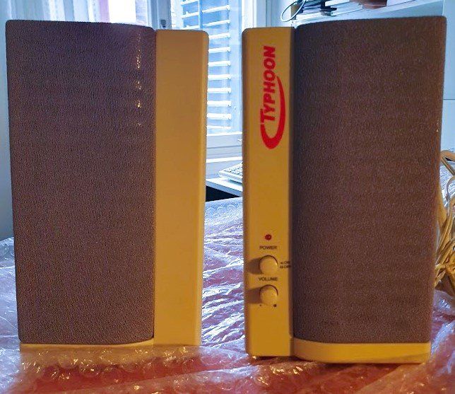 Typhoon PC-Lautsprecher, 2.0 Sound System, Vintage Look (Gebraucht) in ...