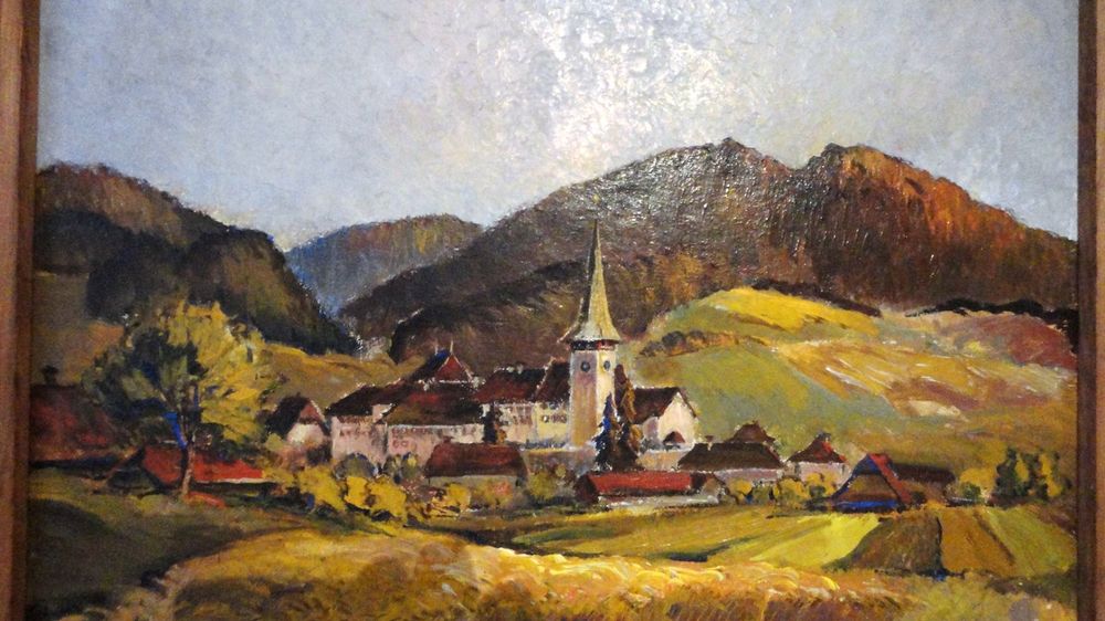 E.Eberhard Landschaft Gemälde (Neu (gemäss Beschreibung)) in zurich für CHF 450 – nur Abholung ...