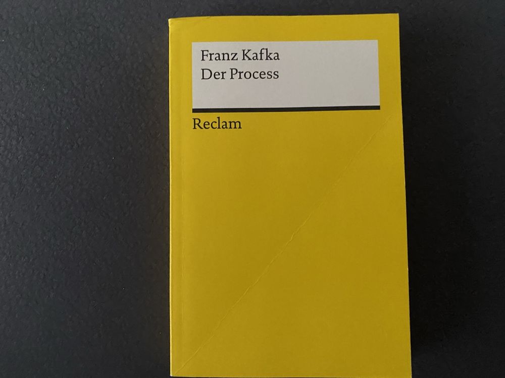 Reclam, Franz Kafka, der Process (Gebraucht) in für CHF 1 – mit ...