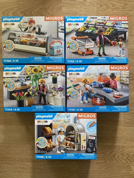 5 Playmobil Migros Mania Set Aktion (Neu und originalverpackt) in Rafz ...