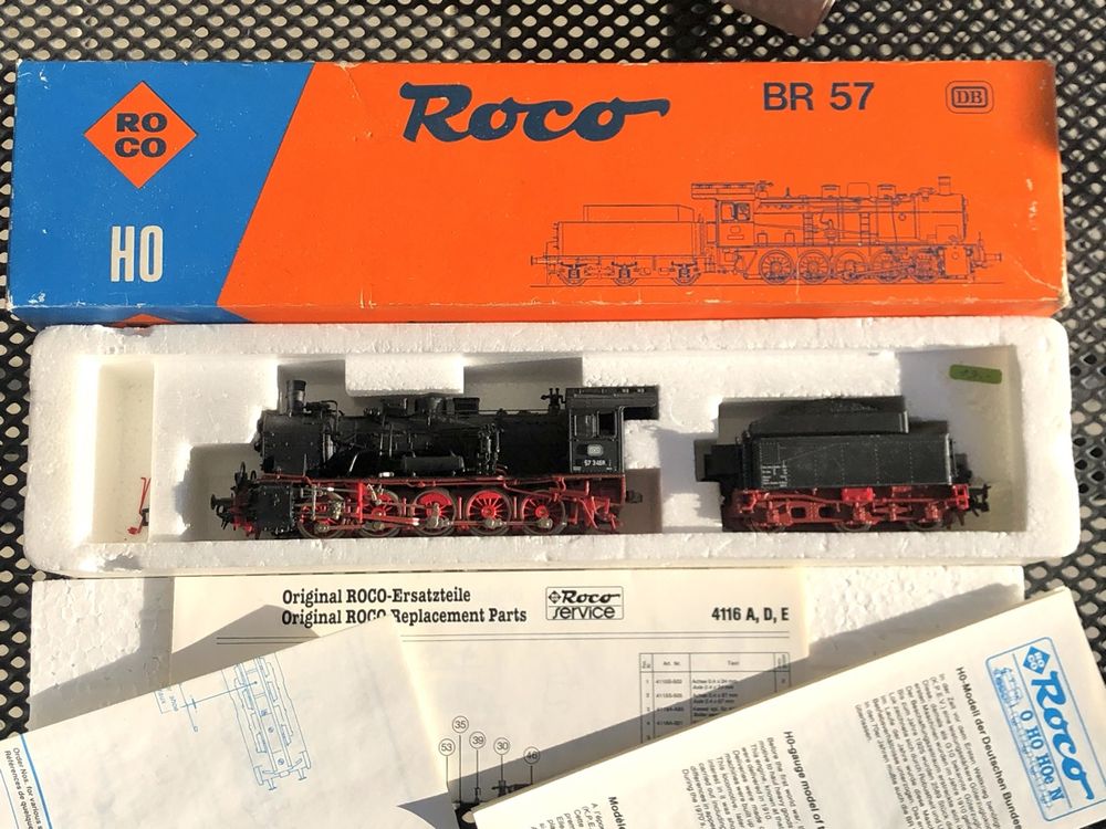 Modellbahn Dampflok mit Tender BR 57 Roco | Acheter sur Ricardo