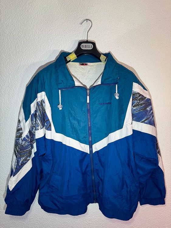 Rare vintage - jacket/jacke/veste Donnay - L- Green, blue | Kaufen auf ...