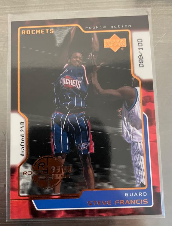 NBA Steve Francis Rookie Action Card /100 (Neu (gemäss Beschreibung ...