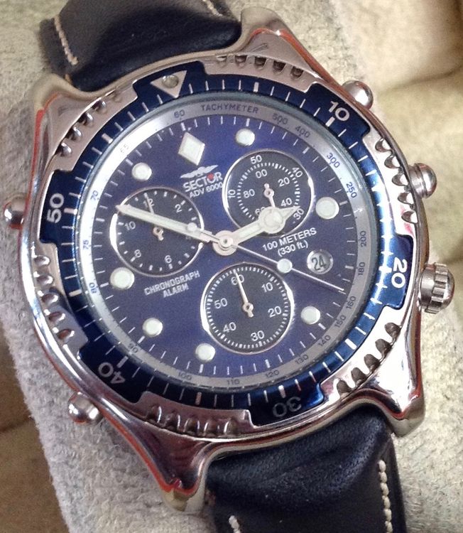 SECTOR Chronograph Alarm Herrenuhr ( Neue Preise : 375 CHF ) (Gebraucht ...