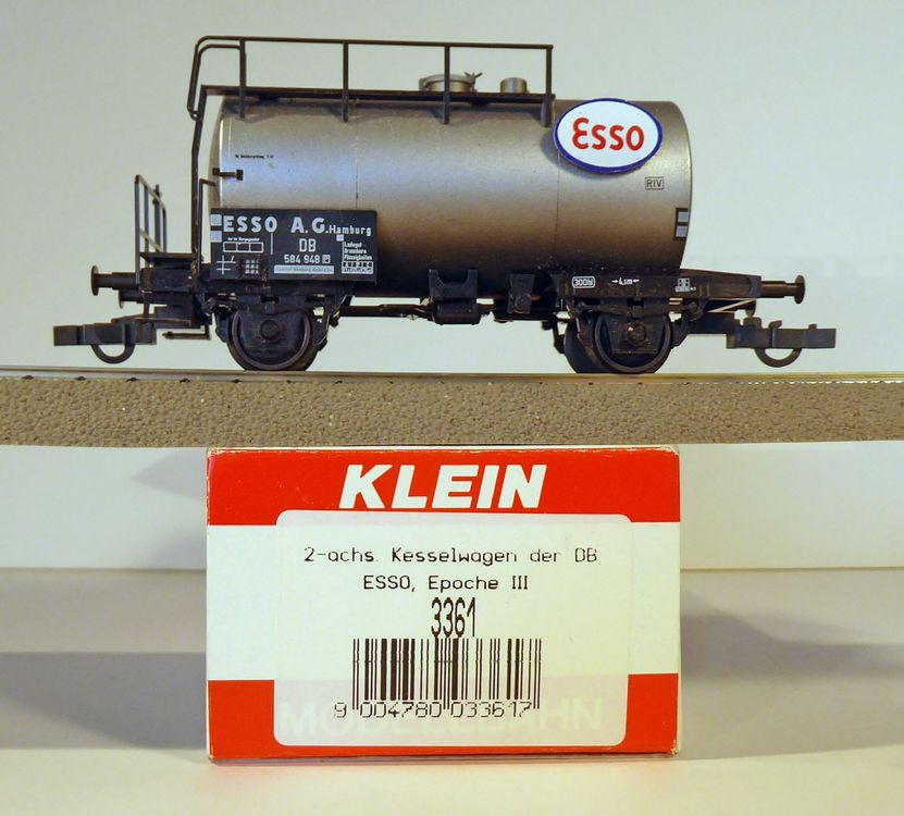Klein Modellbahn Kesselwagen Esso 3361 der DB (Gebraucht) in für CHF 7 ...