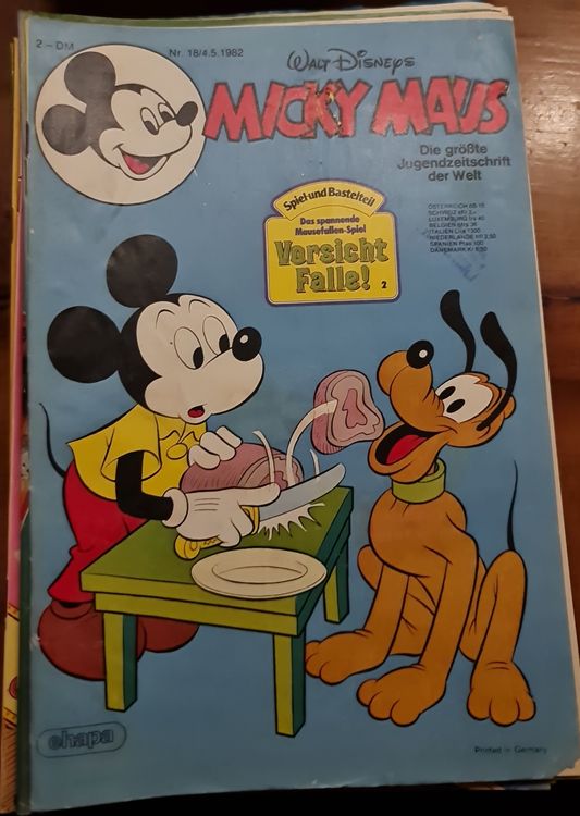 Micky Maus Heft Nr. 18/ Mai 1982 - Sammlerstück! (Gebraucht) in Buchs ...