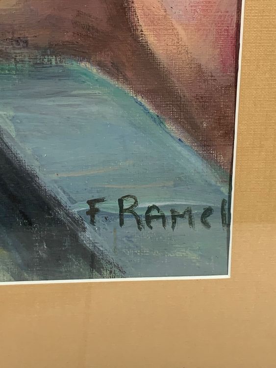 Françoise Ramel grosses Akt Dame Gemälde | Kaufen auf Ricardo Françoise Ramel grosses Akt Dame Gemälde | Kaufen auf Ricardo