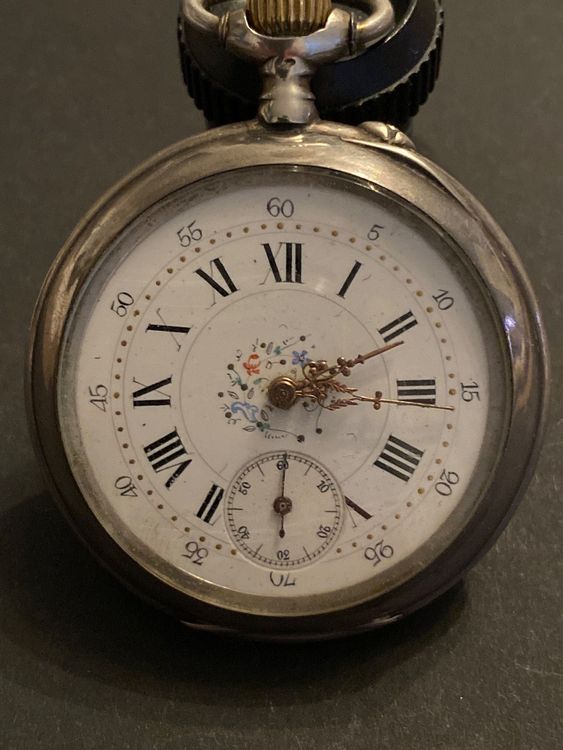 Antike Taschenuhr echt Silber 50 mm | Kaufen auf Ricardo