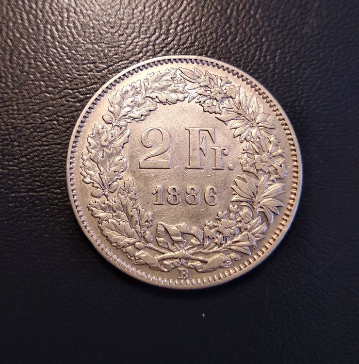 2 Franken 1886 (Gebraucht) in Nyon für CHF 85 – mit Lieferung auf Ricardo kaufen