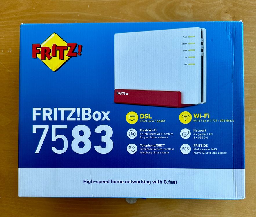 TOPANGEBOT: FritzBox 7583 Router im TOPZUSTAND (Gebraucht) in Küssnacht ...