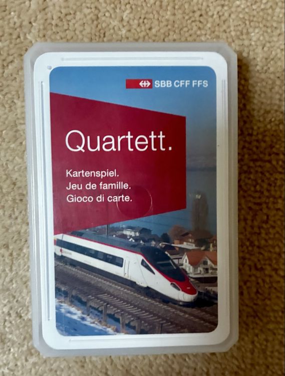SBB CFF FFS Train Quartet Card Game - Like New Condition (Neu und ...