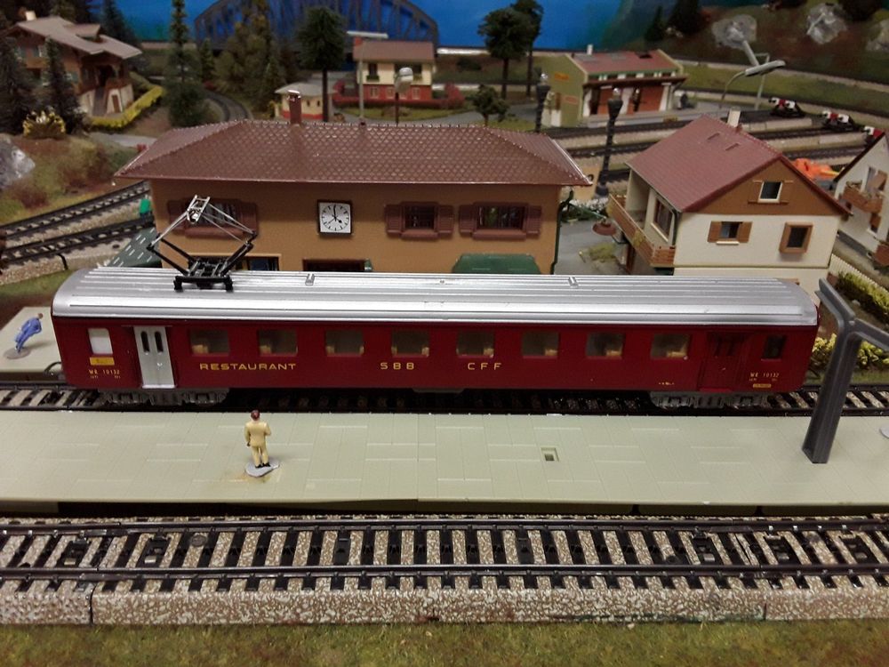 Modelleisenbahn _ Restaurant Wagen _ SBB CFF _ Spur H0 (Gebraucht) in Uerikon für CHF 15 – mit ...