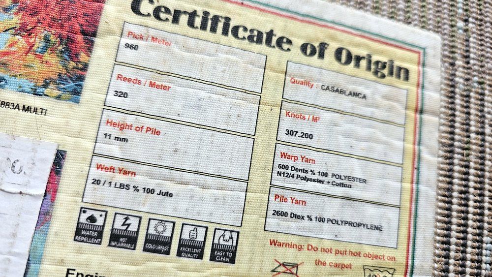 Grand tapis rond moderne 240 cm | Kaufen auf Ricardo