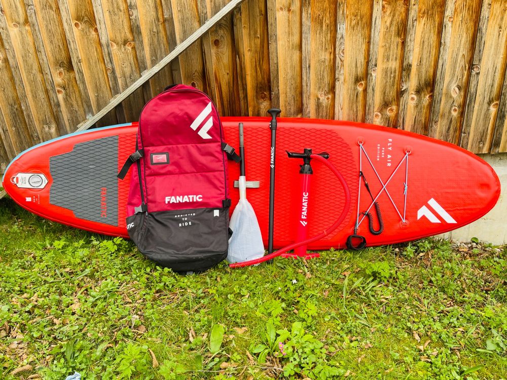 Stand Up Paddle SUP FANATIC FLY AIR als Set (Gebraucht) in St. Gallen ...
