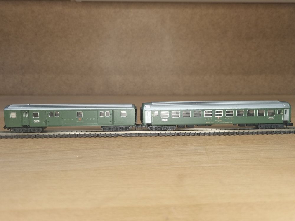 Minitrix SBB Post und Reisewagen Spur N (Gebraucht) in Hombrechtikon ...