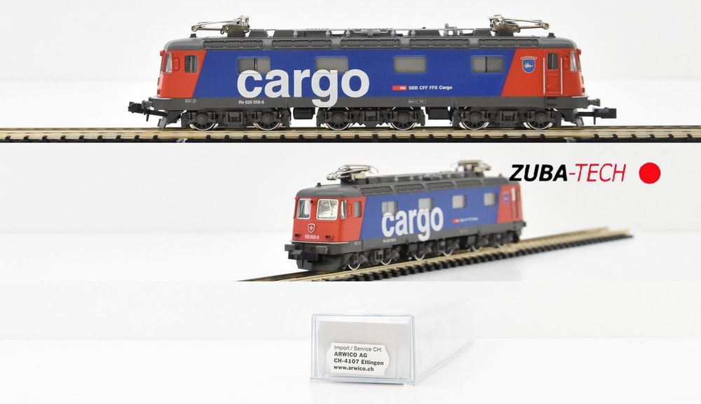 Hobbytrain 10165 E-Lok Re 6/6 SBB Cargo Spur N GS mit OVP (Gebraucht ...