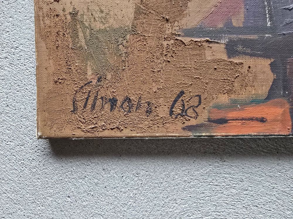 Walter Simon, Acryl auf Leinwand, "Herbst im Emmental",1968 (Gebraucht) in Bern für CHF 350 ...