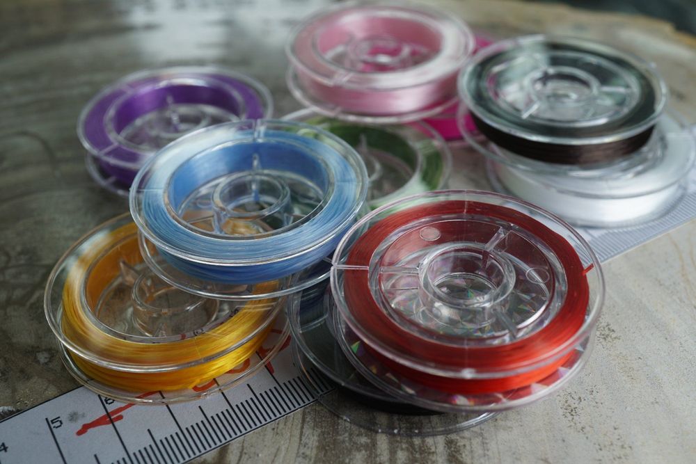 Gummiband Viel Farbig 10 stk Für Schmuckproduktion Rollen (Neu und ...