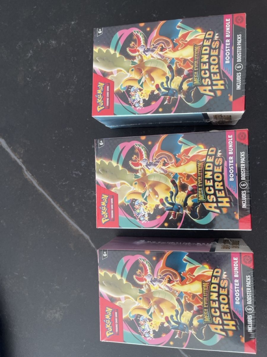 Pokémon Ascended Heroes Booster Bundle, 3 Stück! (Neu und ...