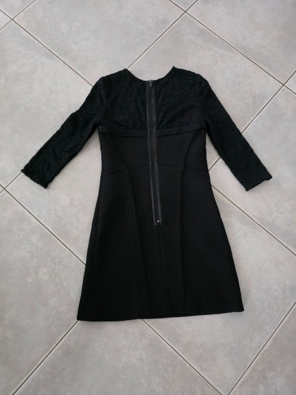 The Kooples magnifique robe bustier noire, taille XS (Neu (gemäss ...