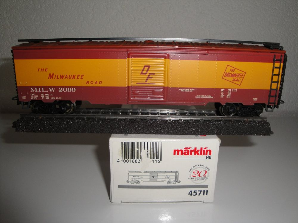 Märklin HO 45711. Wagon 4 essieux, The Milwaukee Road | Kaufen auf Ricardo