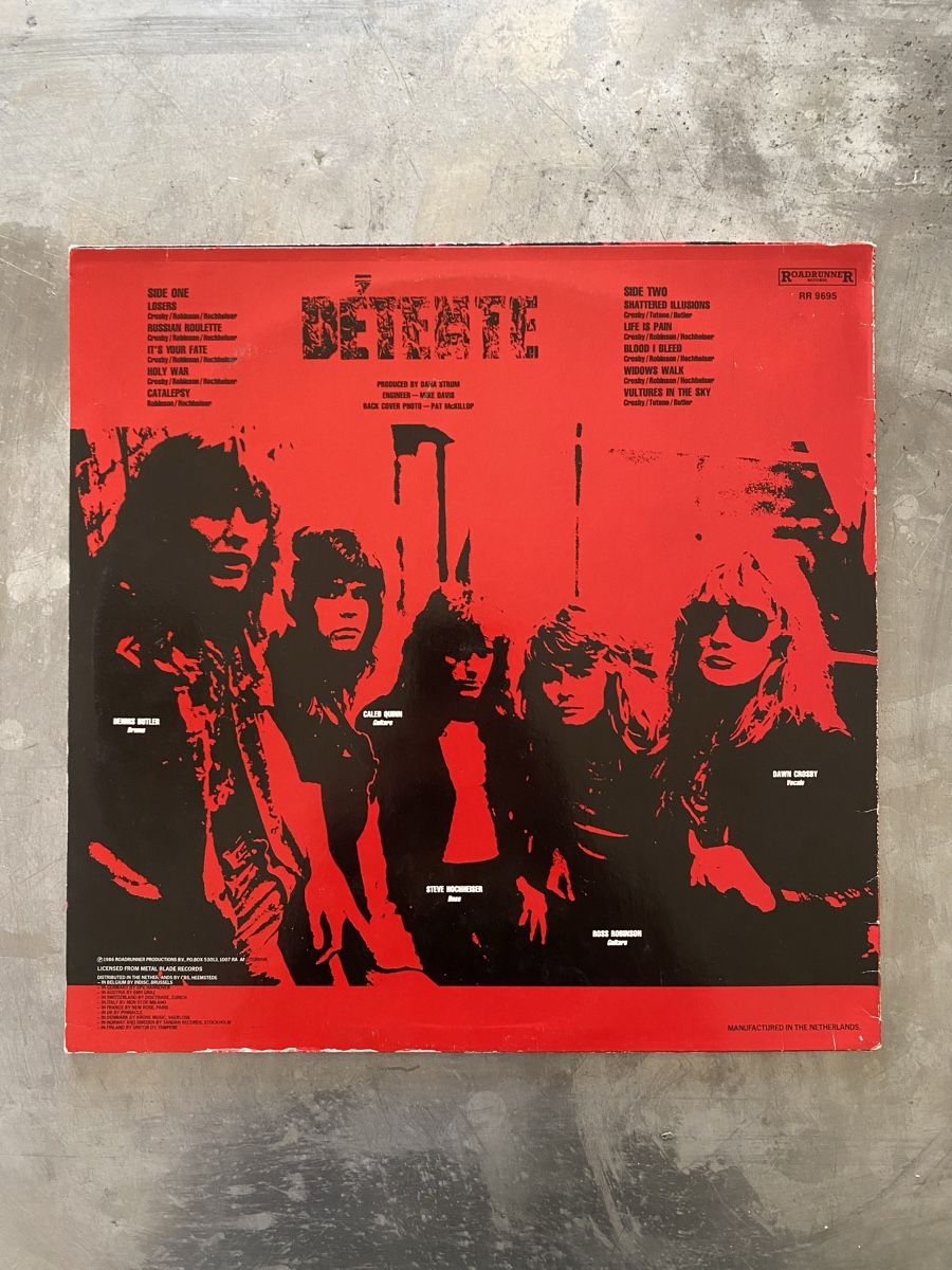 Détente - Recognize No Authority LP - Heavy Metal [1986] (Gebraucht) in ...