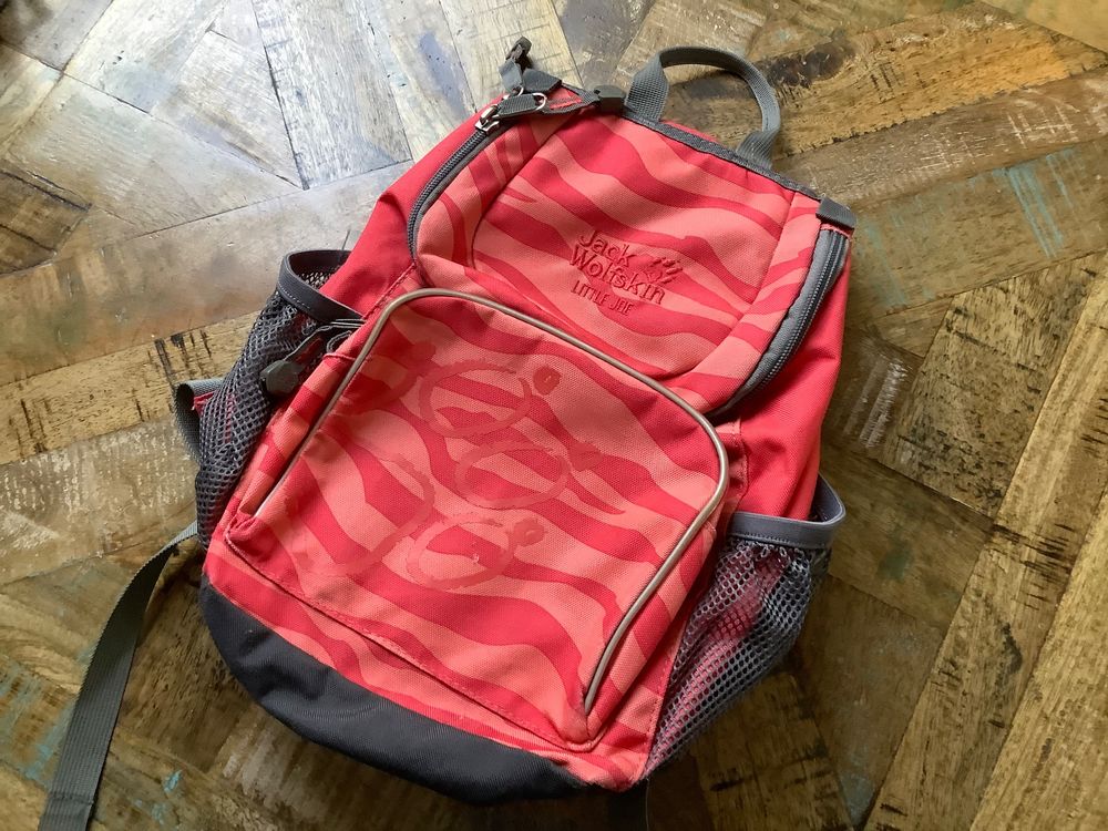 Jack Wolfskin little Joe Kindergarten Rucksack (rot/rosa) (Gebraucht ...