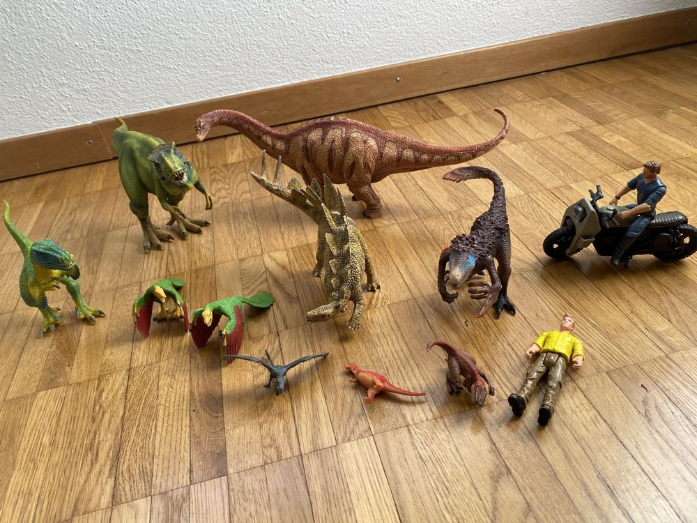 Schleich Dinosaurier Set T-Rex 🦖 Bronto, Stego, Dino (Gebraucht) in für ...