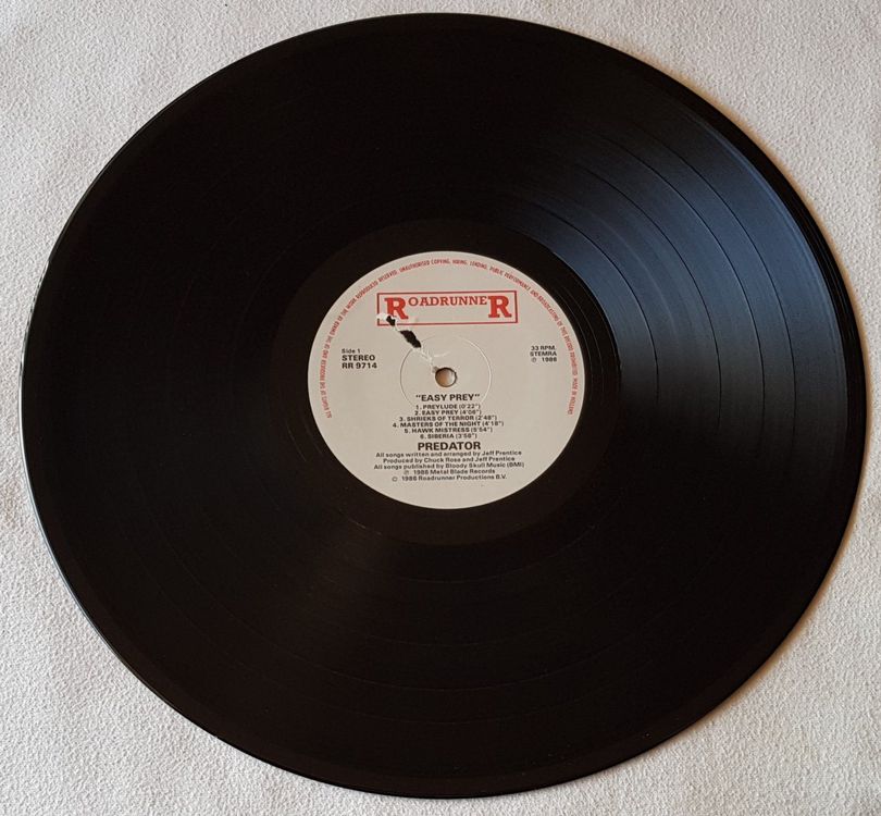 Predator – Easy Prey - LP - 1986 - OIS - Roadrunner Records (Gebraucht ...