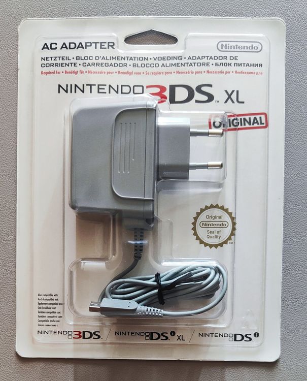 Nintendo DS original Ladekabel / Netzteil / AC Adapter NEU (Neu und ...