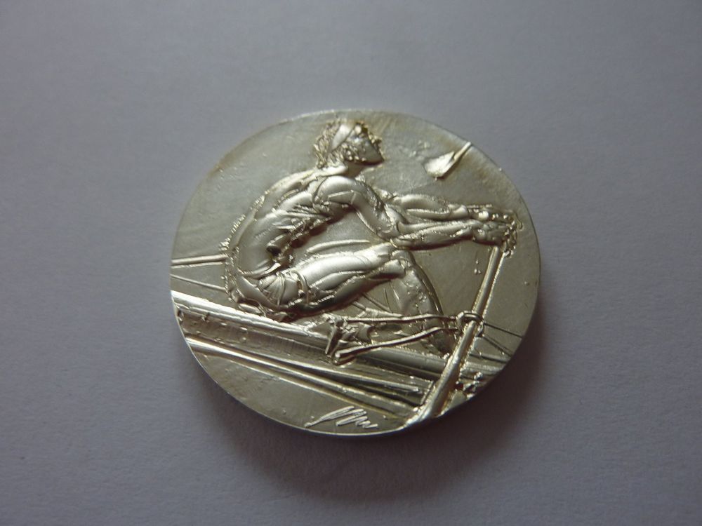 Hans Erni - Silbermedaille :Fisa Ruder WM Luzern Rotsee 1982 (Neu ...