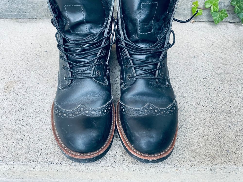 RED WING BOOTS 41.5 / 8126 BROGUE RANGER - BLACK CHAPARRAL (Gebraucht ...