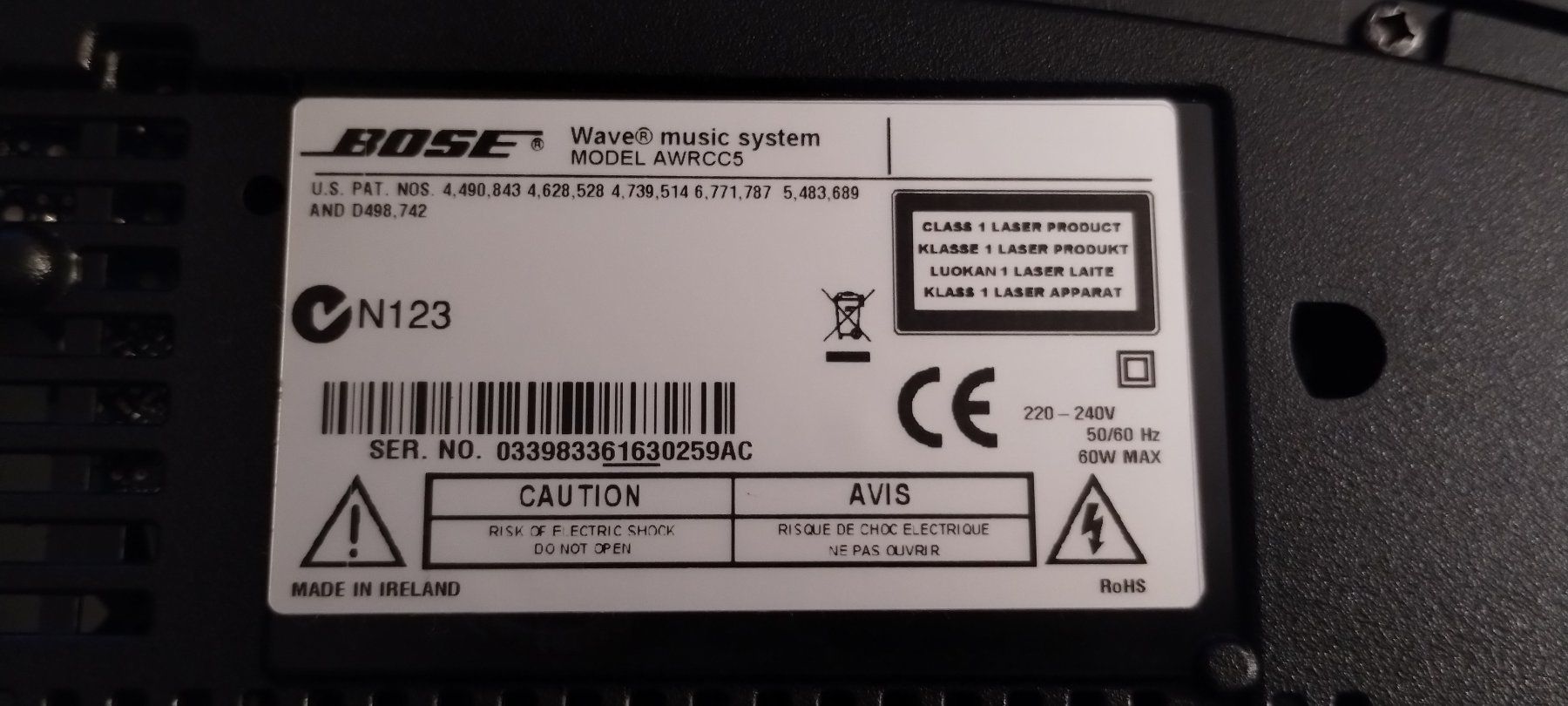 Bose Wave Music System AWRCC5 - Top Zustand! Selten! (Neu (gemäss ...