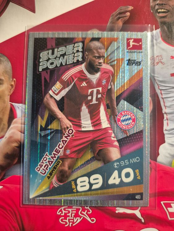 Dayot Upamecano FC Bayern München Topps Match Attax 2025/26 (Gebraucht ...