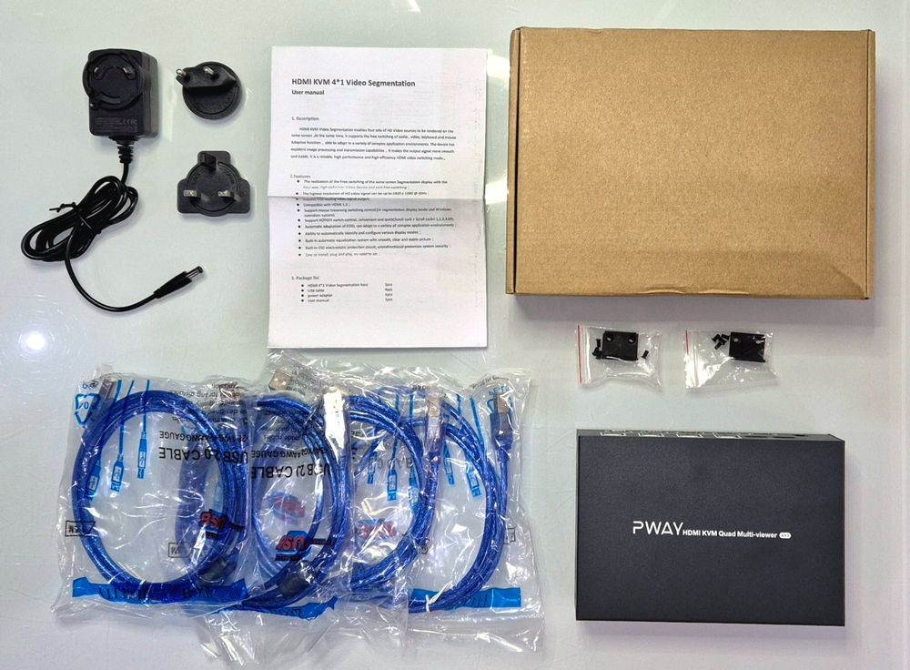 PWAY KVM HDMI Switch PW-MH41BK - fabrikneu & ungebraucht | Kaufen auf ...