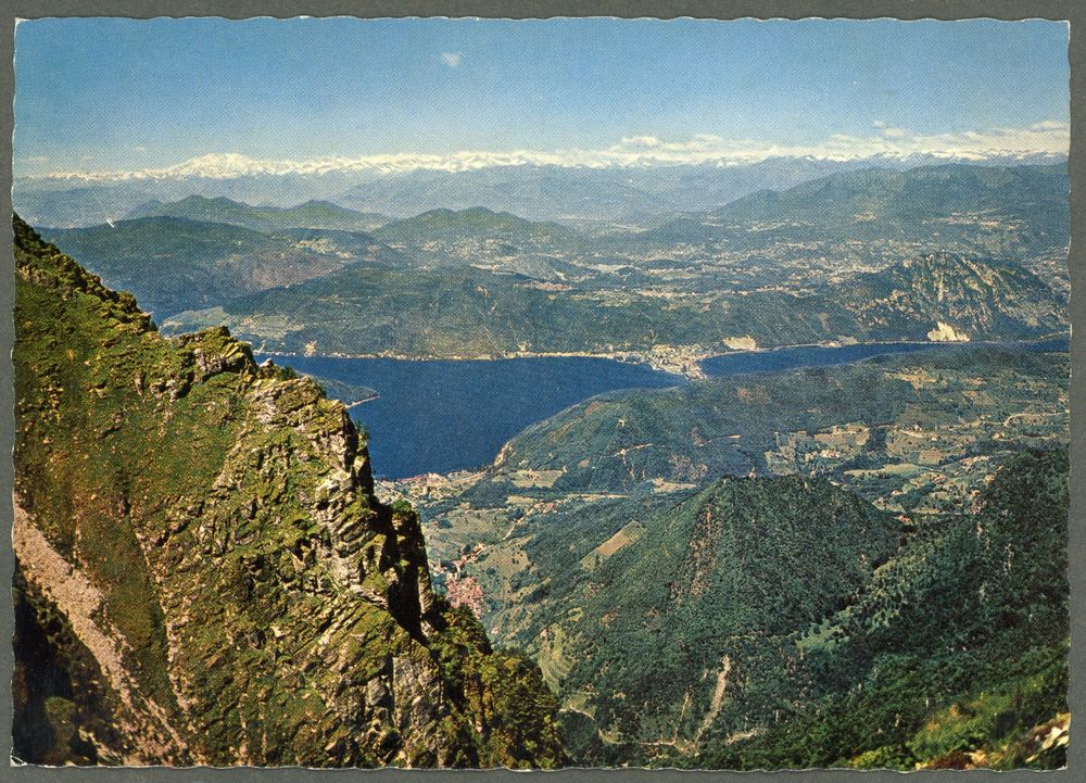 AK color Monte Generoso TI Vetta,Alberghi,Monte Rosa ≈ 1960 (Gebraucht ...