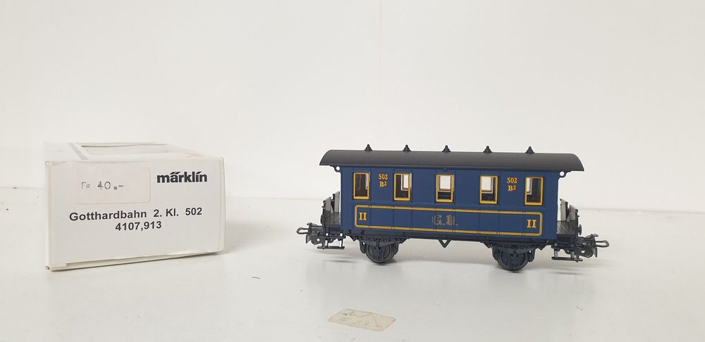 Märklin Rarität Gotthardbahn Wagen 4107.913 (Neu und originalverpackt) in Neuenhof für CHF 59 ...