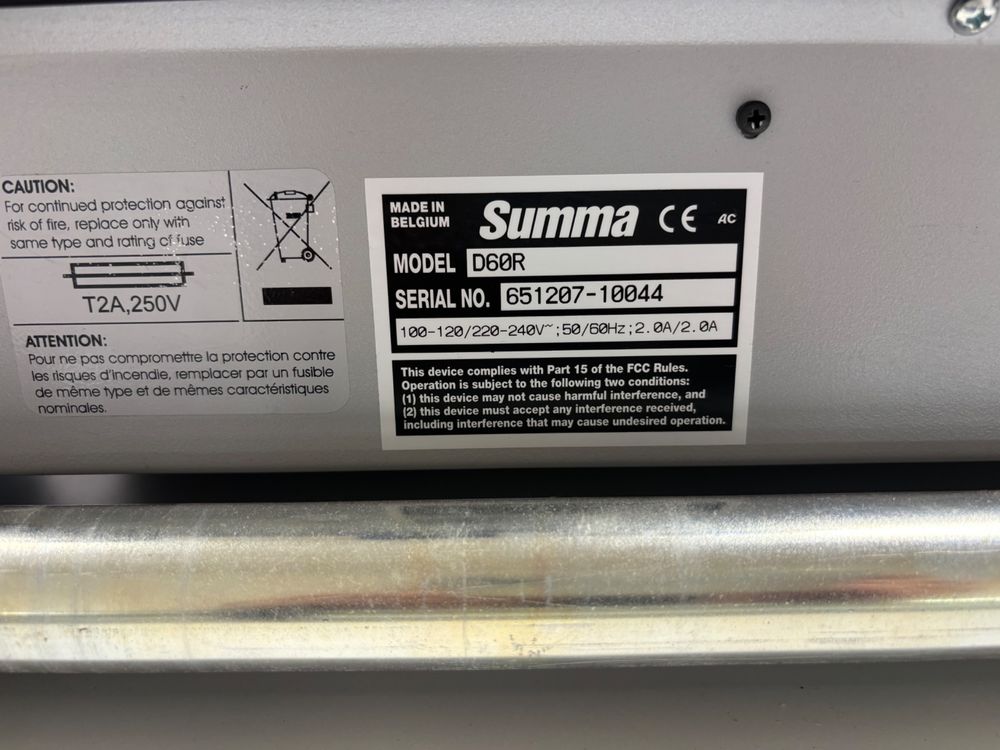 Schneideplotter Summa Cut D60R (Gebraucht) in Adligenswil für CHF 605 ...