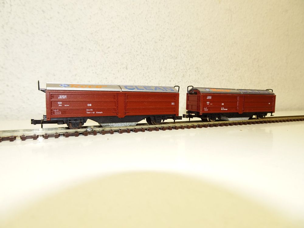 2 Roco Güterwagen Roco Clean DB Spur N 25093 | Kaufen auf Ricardo