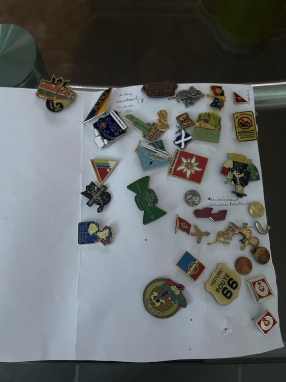 Sammlung Anstecknadeln Pins Abzeichen Vintage Pins (Gebraucht) in ...